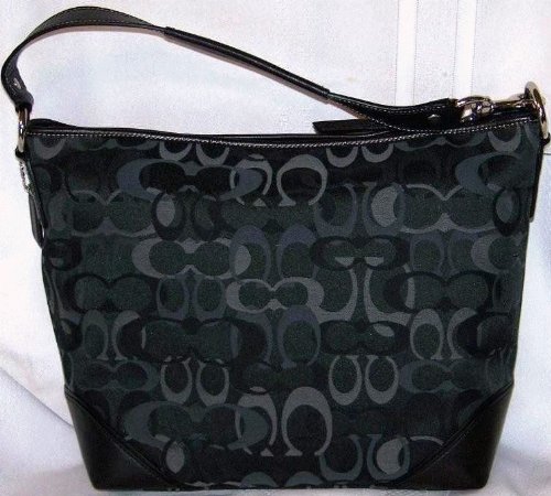 Cheap Coach Op Art Signature C Sarah Shoulder Tote Handbag Purse Style ...