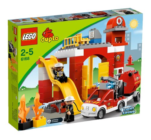 LEGO DUPLO Fire Station by Lego Duplo Legoville at the T.A.B. - Teddy Bear