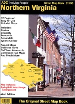 ADC's Street Map of Northern Virginia: Adc: 9780875300009: Amazon.com ...