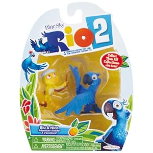Amazon.com: Rio 2 Movie, Blu and Nico Mini Figure 2-Pack: Toys & Games