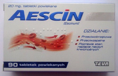 AESCIN 20mg 90 tablets – Varicose Veins Intensive Health Support ...
