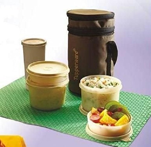 Tupperware Executive Lunch Set with Bag, 4-Pieces (186B)