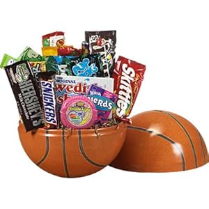 Amazon.com : Basketball Candy Gift Basket : Grocery & Gourmet Food