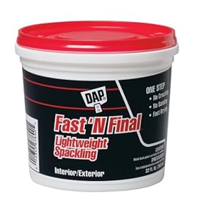 1 Qt Fast 'N Final Lightweight Spackle: Amazon.co.uk: DIY & Tools