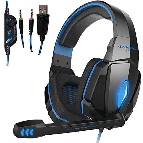 価格比較 2015 KOTTON EACH G4000 ヘッドフォン (ブルー) | ヘッドフォン・イヤフォン | 家電専科