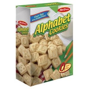 Mrs. Pure's Alphabet Cookies 11 Oz Box