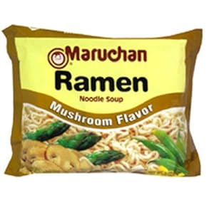 Amazon.com : Maruchan Ramen, Mushroom, 3-Ounce Packages (Pack of 24 ...