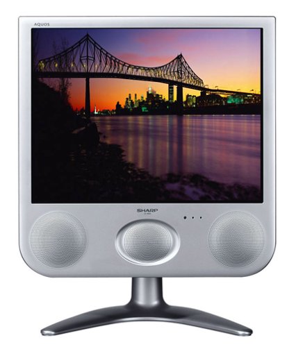 Black Friday 2010 Sharp LC-15C3US 15-Inch AQUOS LCD Flat-Panel TV, Silver