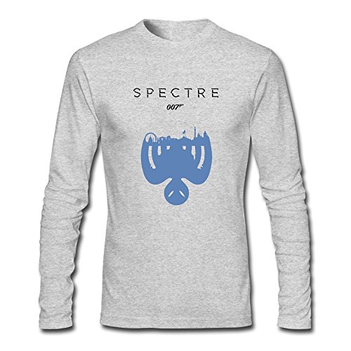 SFMY Mens 007 Spectre 2015 James Bond Long Sleeve T-shirt Size L ...