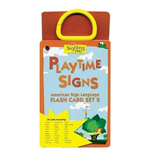 Amazon.com: Signing Time Flash Card Set 2 Playtime Signs: Health ...