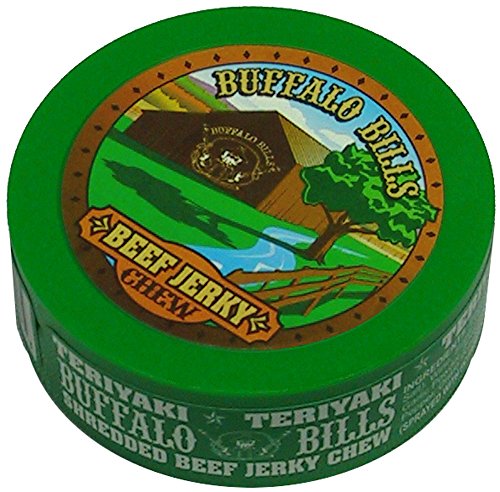 Buffalo Bills 0.44oz Teriyaki Shredded Beef Jerky Chew (12 cans of ...