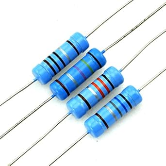 Generic 500PCS 220 OHM 1% 3W Axial Metal Film Resistor, 3 Watts.