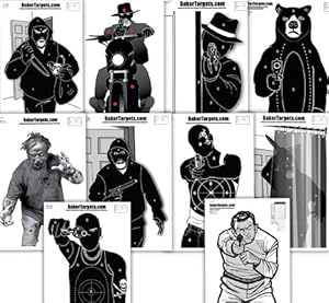 Amazon.com : Bad Guy Target Pack - 23" X 35" : Sports & Outdoors