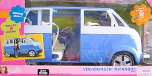 Amazon.com: Barbie Volkswagen Microbus VW Vehicle Van with Working Horn ...