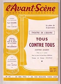 L'avant-scène théâtre, N°78 - Babelio