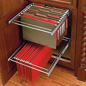 Amazon.com - Two-Tier File Drawer System with F/E slides - Cabinet Pull ...
