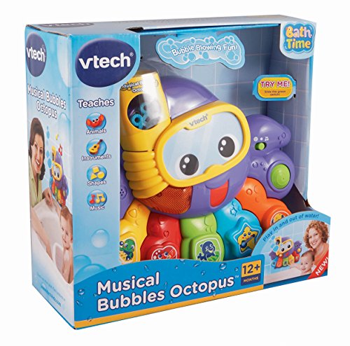 VTech Musical Bubbles Octopus Toys Games Toys Activity Toys Blowing Toys