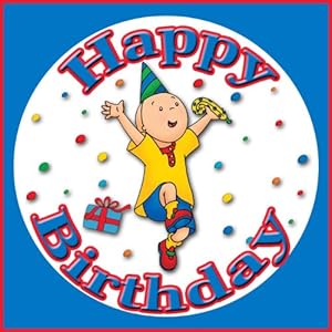 Caillou Birthday Card