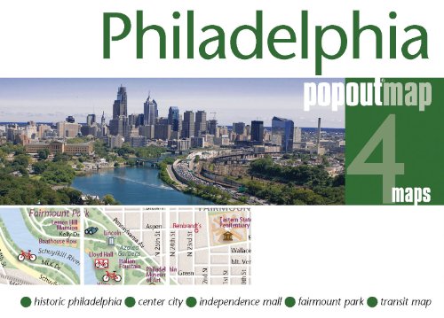 Philadelphia PopOut Map: pop-up city street map of - Import It All