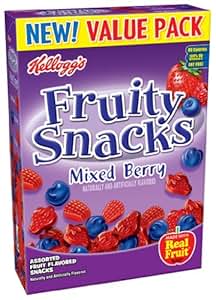 Amazon.com: Kellogg's Fruity Snacks, Mixed Berry, 10.8-Ounce Boxes ...