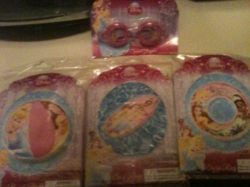 Disney Princess Pool Set Of 4 Cinderella Belle Tiana Surf | Desertcart ...