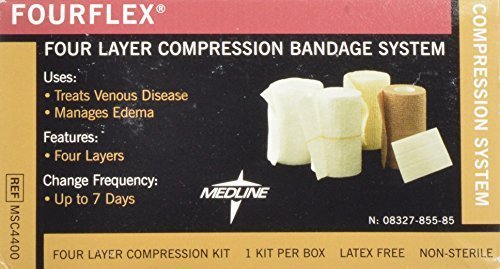 Medline MSC4400H Fourflex 4 Layer Compression Bandage System General ...