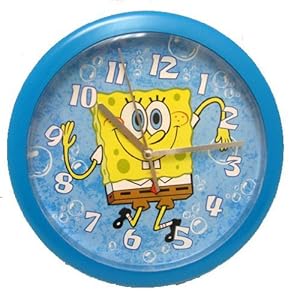 Amazon.com - Spongebob Squarepants 8 Inch Round Wall Clock in Printed ...