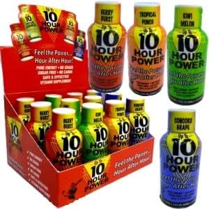 Amazon.com: 10 Hour Power Energy Shots - 4 Flavors (Pack of 12 2oz ...
