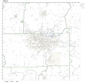 Amazon.com: Albany, GA ZIP Code Map Laminated: Home & Kitchen