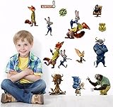 EAN 8111169705575 - 1pc Zootopia Wall Sticker DIY Cartoon Zoo Kids Room ...