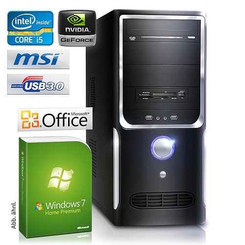 *Angebot Leiser Multimedia PC! CSL Speed H4556 (Quad) – QuadCore ...