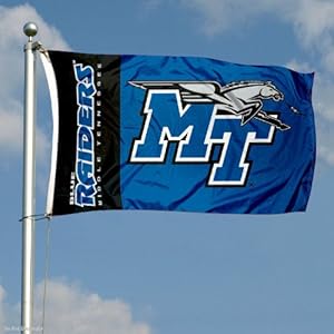 Amazon.com : MTSU Blue Raiders Double-Sided 3x5 Flag : Outdoor Flags ...