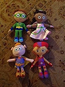 Amazon.com: Super Why Plush Set All 4 Characters Wyatt, Alpha Pig ...