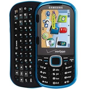 Amazon.com: Samsung Intensity II SCH-U460 Blue Verizon Cell Phone: Cell ...