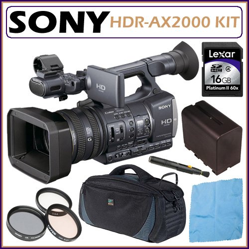 Sony HDRAX2000 HDR-AX2000 High-Definition Handycam Camcorder with ...