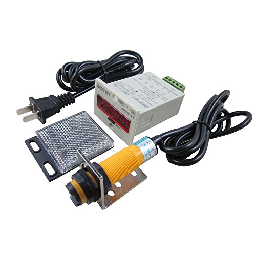 DIGITEN 0-999999 Digital LED Counter +PhotoElectric Switch Sensor ...