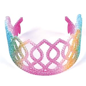 Amazon.com: Rainbow Princess Tiara: Toys & Games