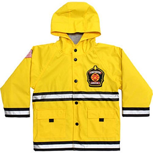 Western Chief Boys' Firefighter rain coat -yellow, fIre rescue (6 ...