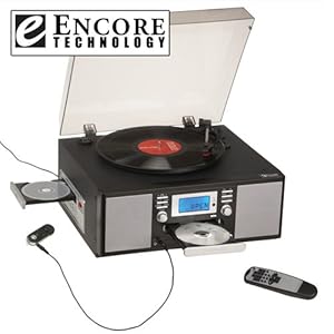Amazon.com: Encore Technology Home Music System with CD Recorder ...