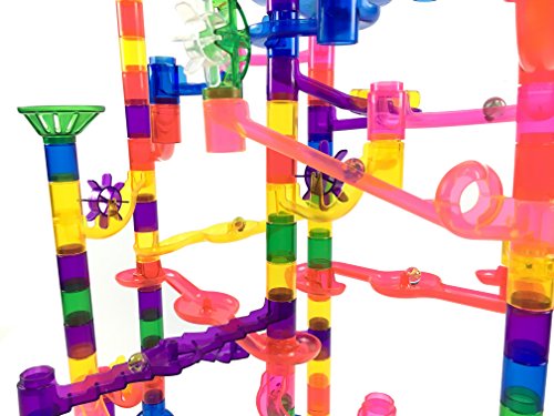 Marble Genius Marble Run Extreme Set - 145 Complete Pieces + Free ...