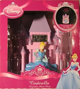 Amazon.com - Disney Cinderella & Castle Projection Alarm Clock ...