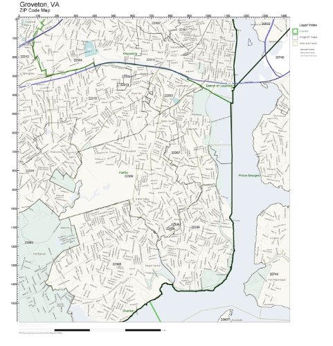 Zip Code Wall Map Of Groveton Va Zip Code Map | Desertcart Angola
