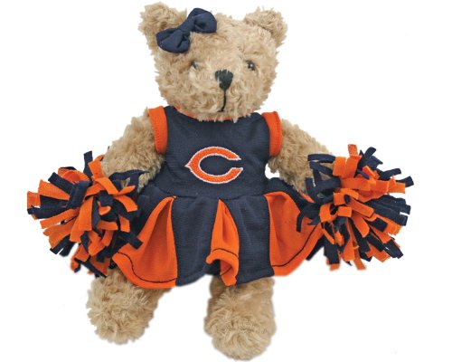NFL Chicago Bears Cheerleader Bear by Champion Treasures - T.A.B ...
