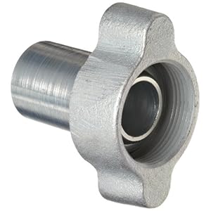 Dixon Boss GFA Series Plated Iron Hose Fitting, Adapter, NPT Female ...