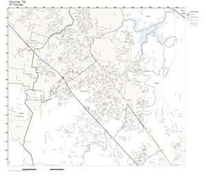 Amazon.com - ZIP Code Wall Map of Smyrna, TN ZIP Code Map Laminated ...