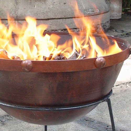 Buy Theydon Rustic Steel Fire Bowl 40cm Dia To Give That Medieval Feel ...
