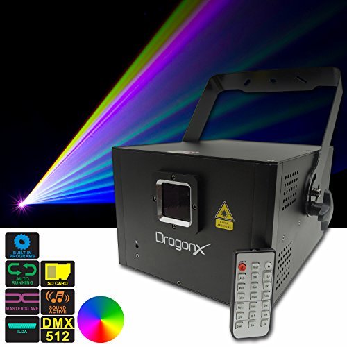 Buy DrgonX 1000mW RGB Laser Projector - Full Color Compact ILDA 25kpps ...