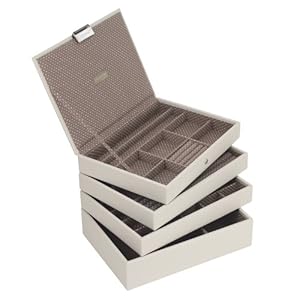 Amazon.com - STACKERS jewellery box | classic vanilla cream & mocha ...