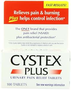 Amazon.com: Cystex® Plus Urinary Pain Relief Tablets: Health & Personal ...