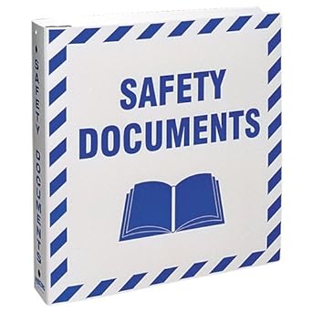 Safety Documents Binder: Industrial Warning Signs: Amazon.com ...